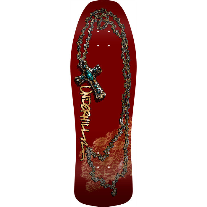 Powell Peralta Ray Underhill Cross Burgundy/Gold Foil Deck – Prolific ...